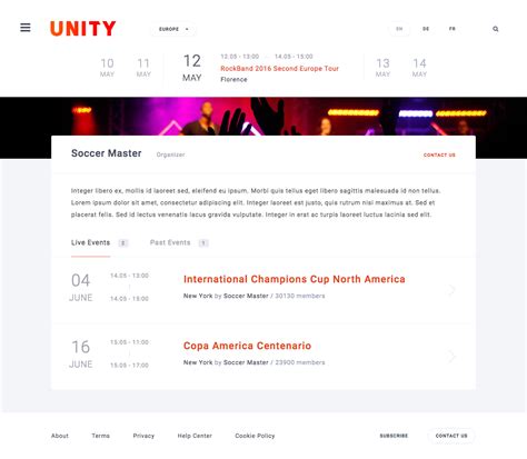 Unity Event Fest And Conference Html Template By Noxonthemes Themeforest