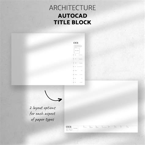 Minimalist Architect Title Block Templates Autocad Title Block Template Autocad Layout