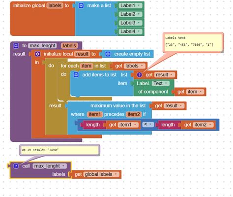 How Do You Get The Max Text Length Between Or From Each Label MIT App Inventor Help MIT App