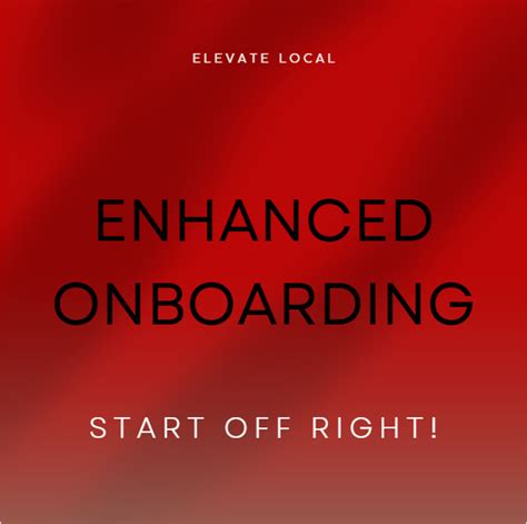 elevate local s enhanced onboarding supercharge your setup