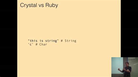 Crystal Lang Ruby Sg Meetup Youtube