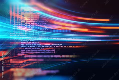 Programming Code Abstract Technology Background Of Software Developer
