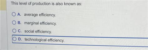 solved this level of production is also known as a ﻿average