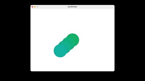 [프로세싱으로 그림을 그려요] 마우스로 동그라미들 움직이기 move circles with mouse position youtube