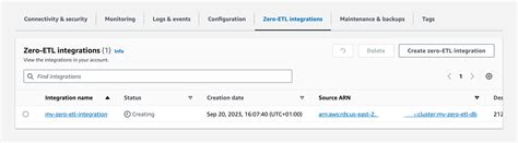 setup zero etl integration with aws rds aurora and redshift gbenga