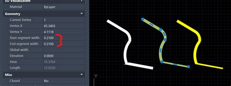 Weird Polyline Miters Autodesk Community