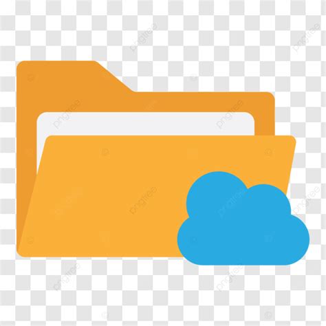 Cloud Data Folder Vector Cloud Folder Data Png And Vector With