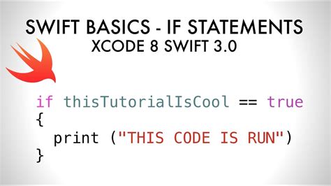 Swift Basics If Statements In Xcode 8 Swift 30 Youtube