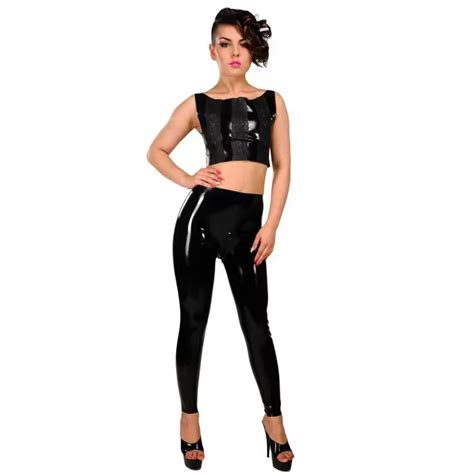 Latex Leggings Mit Durchgehendem Reißverschluss Anita Berg Ab4814
