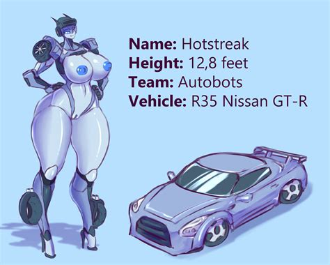 Rule 34 Autobot Female Fembot Hot Streak Saltyman66 Hotstreak