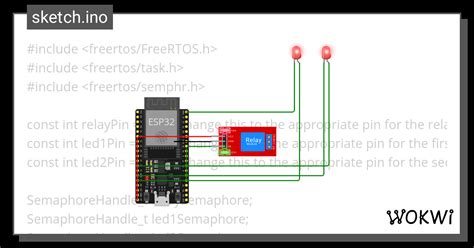 alternate using relays wokwi esp32 stm32 arduino simulator