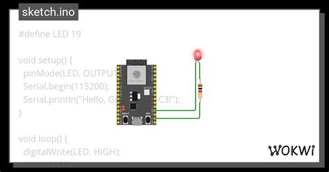 Test Esp32 C3 Wokwi Esp32 Stm32 Arduino Simulator