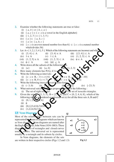 Cbse Class 11 Ncert Book Maths Sets Chapter 1 Khachar Paranjay Page