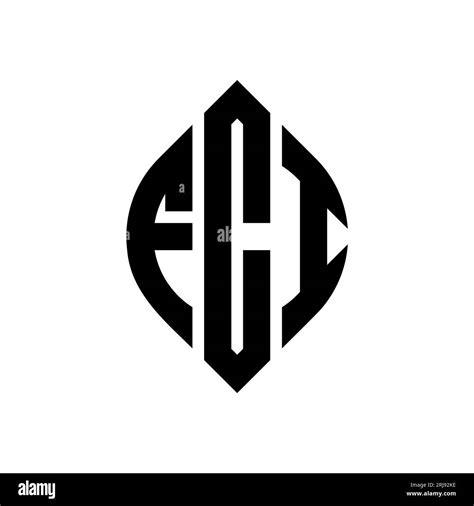 Fci Circle Letter Logo Design With Circle And Ellipse Shape Fci Ellipse Letters With