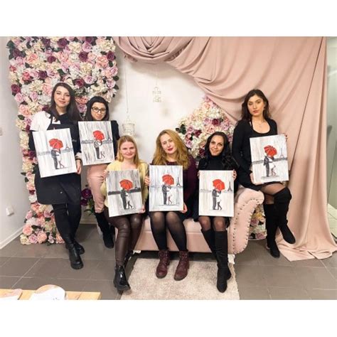 Рисуване и вино Любов в Париж