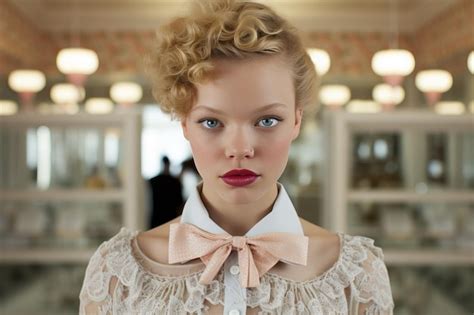 Premium Photo A Retrospective Portrait Of A Girl In An Oldfashioned