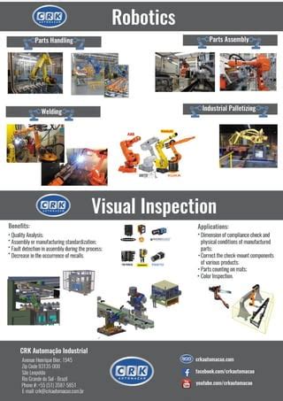 Robotics And Visual Inspection PDF