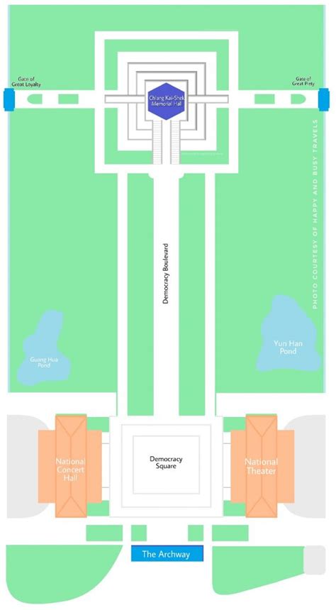 Chiang Kai Shek Memorial Hall Map