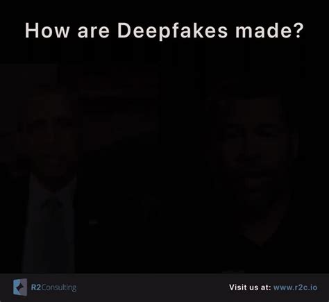 R2 Consulting On Linkedin Deepfake Deepfakes Original Reenactment R2c R2consulting