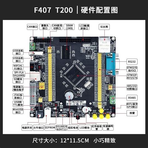 Stm32f407zgt6开发板普中科技stm32单片机实验板arm7核心板学习板 伍陆电子