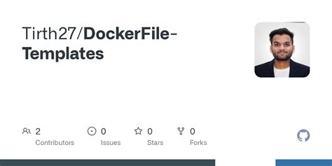 Github Tirth27dockerfile Templates