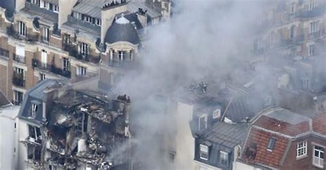 파리 도심 주택서 가스 폭발주민들 테러인 줄 화들짝