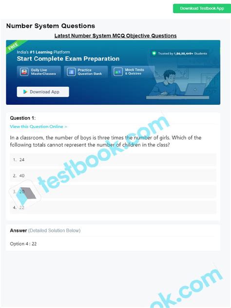 Mcq On Number System 5eea6a1039140f30f369e843 Pdf