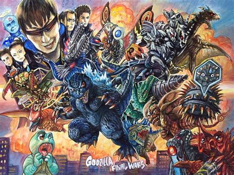 Godzilla Final Wars Wallpapers Wallpaper Cave
