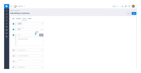 Bulk Editing Of Customers Suppliers And Products Programa De
