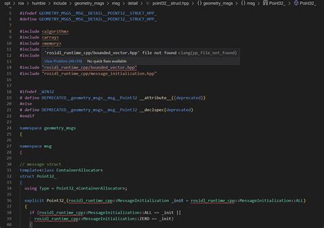 No Such File Or Directory Geometry Msgs Point ROS Basics In Days Humble C The