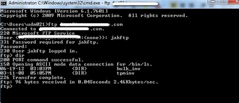 Ftp Problem Works In The Command Line Ftp But Cant Using Ftp In The