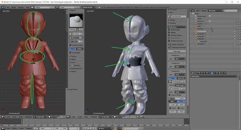Blender Subdivision Surface Mirror Modifier Issues
