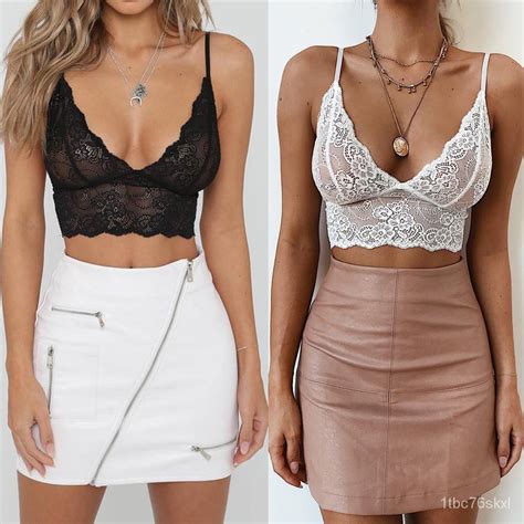 Jual Sexy Bralette Wireless Lingerie Lace Halter Bralette Bra Comport See Through Hollow Out