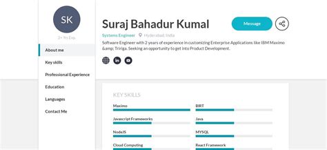 Suraj Bahadur Kumal Online Resume Craftmycv