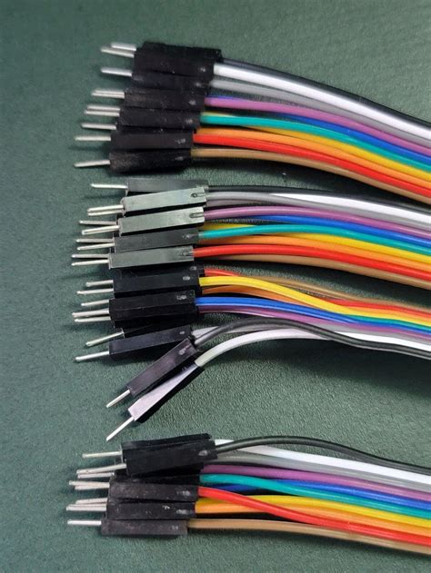 20cm Pin To Pin Jumper Wire Dupont Line 40 Pin Arduino Male To Male Jumper Wire In Pakistan