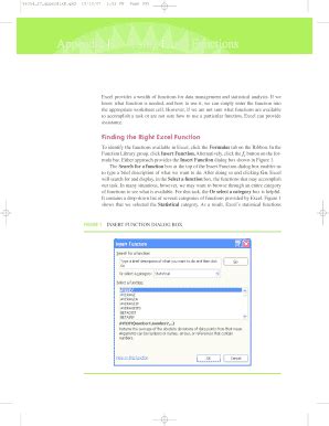 Fillable Online Appendix E Using Excel Functions Fax Email Print PdfFiller