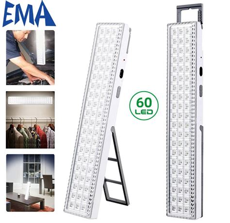 휴대용 벽걸이 램프 충전식 작업 랜턴 야외 캠핑 전구 60led 라이트바 정전 비상 조명 Aliexpress