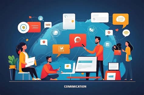 Premium Ai Image Brand Communication Concept Illustration