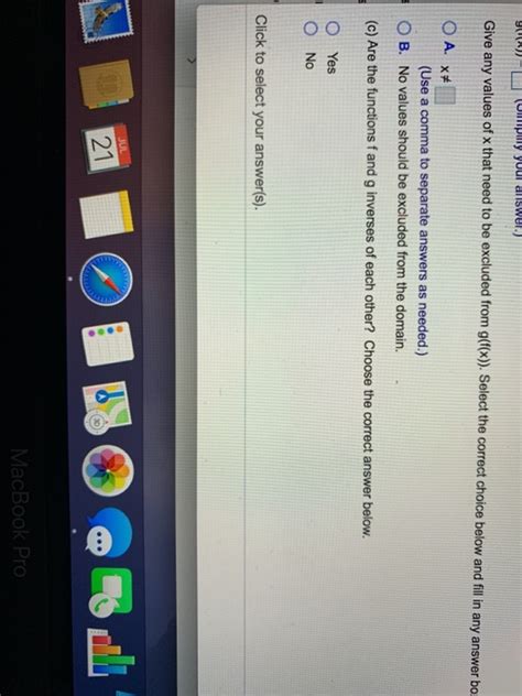 Solved Consider The Functions F X 6x 6 And G X Chegg Com