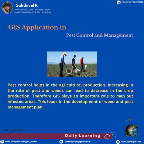 Sakthivel R On Linkedin Pest Control Management Gis Mapping Map