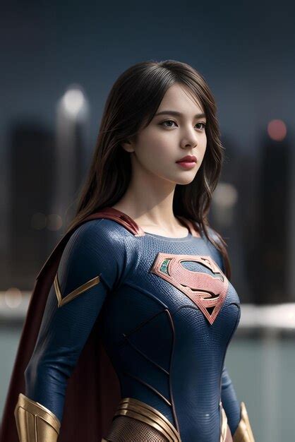 Premium Photo Super Girl Dc Super Hero