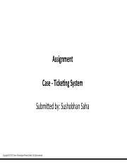 Designing A Ticketing System Blueprint Ticket Distribution Course Hero