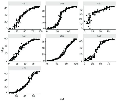 Alignment Of The Consensus Map Developed For Three Diploid Rose