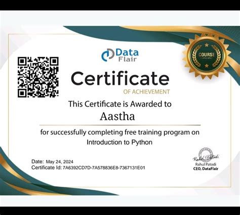 Aastha Singh On Linkedin Python Dataflair Learningjourney