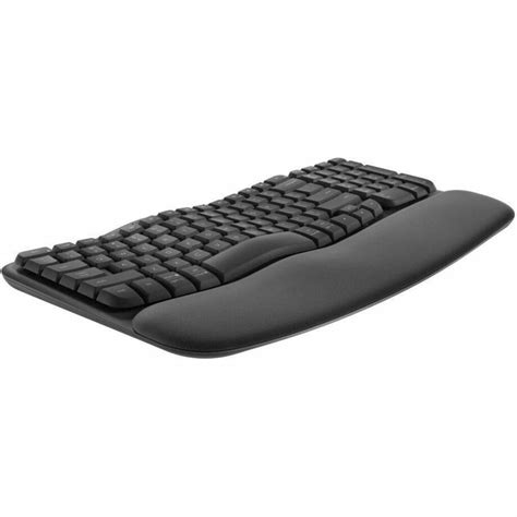 Logitech Wave Keys For Business Ergonomic Wireless Bluetooth Keyboard
