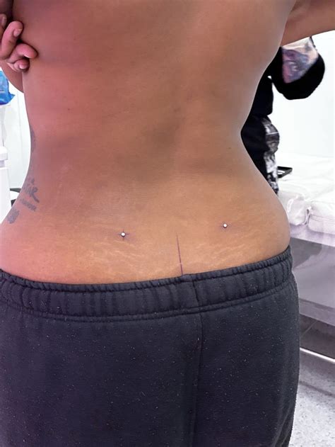 Back Dermal Piercing Back Dermal Piercing Dermal Piercing Cute