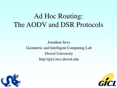 Ppt Ad Hoc Routing The Aodv And Dsr Protocols Powerpoint Presentation Id9610985