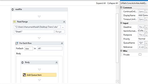 how to get the data from orchestrator queue to excel sheet academy