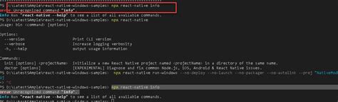 Unable To Run The Sampleproject · Issue 686 · Microsoftreact Native