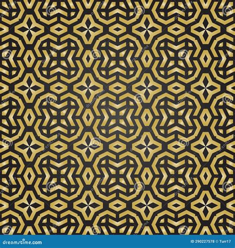 Seamless Geometric Vector Background Modern Abstract Pattern Stock Illustration Illustration